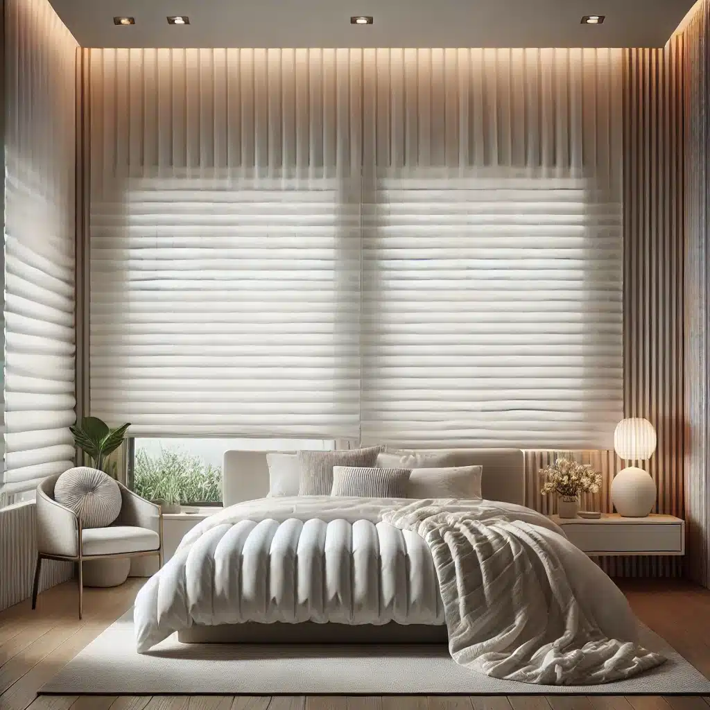 Sheer Elegance Tejidos Neolux Pucker | Persianas CDMX
